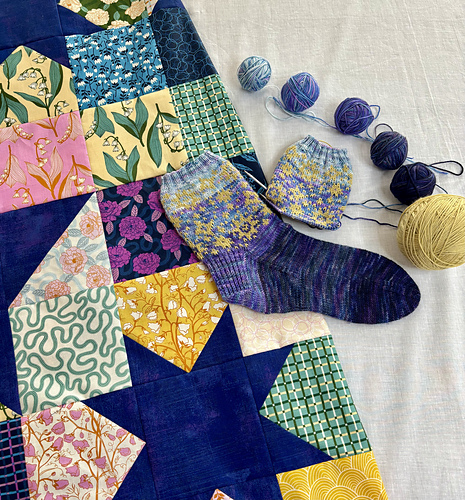 Ravelry: Charmed Stars Socks pattern by Shae's Stitchery