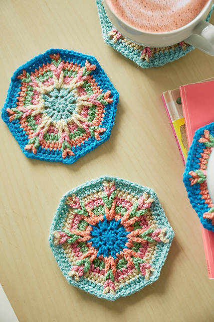 Ravelry: Jacobs Ladder Coasters pattern by Sherrie Yabsley