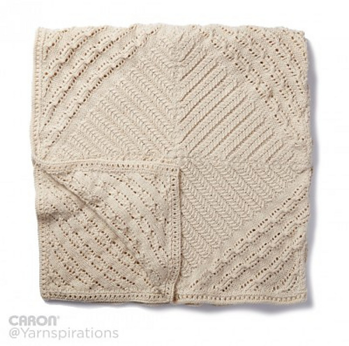 Ravelry: Counterpane Knit Blanket pattern by Yarnspirations Design Studio