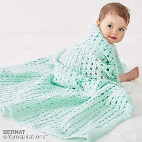Ravelry: Crochet Happy Baby Blanket pattern by Yarnspirations Design Studio