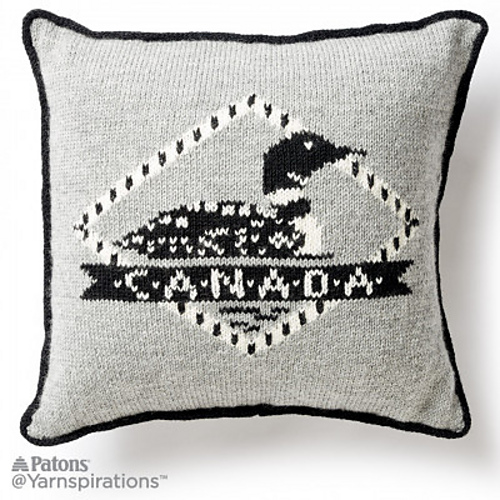Ravelry: Loon Pillow pattern by Yarnspirations Design Studio