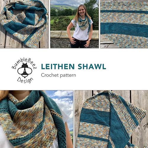 Ravelry: Leithen Shawl pattern by Sharon Facey
