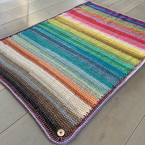 Ravelry: Rainbow Blanket pattern by Sharon Facey