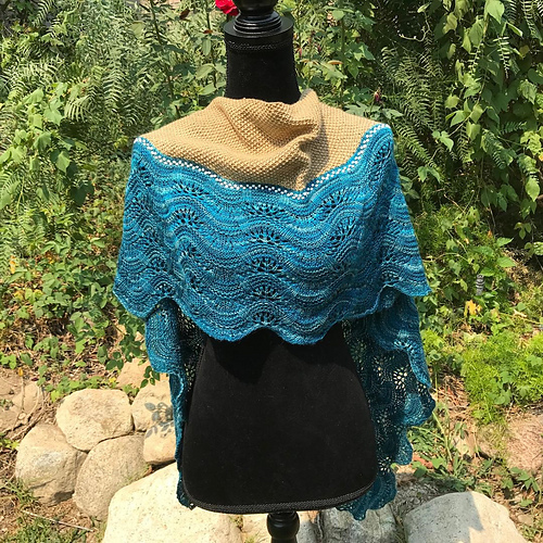 Ravelry: Sea and Sand Shawl pattern by Sharon Mooney
