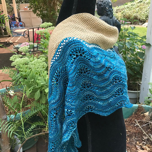 Ravelry: Sea and Sand Shawl pattern by Sharon Mooney