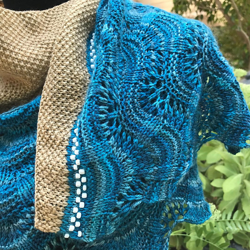 Ravelry: Sea and Sand Shawl pattern by Sharon Mooney