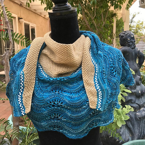 Ravelry: Sea and Sand Shawl pattern by Sharon Mooney