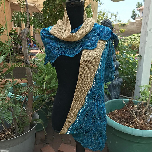 Ravelry: Sea and Sand Shawl pattern by Sharon Mooney