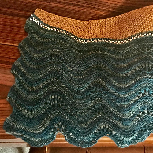 Ravelry: Sea and Sand Shawl pattern by Sharon Mooney