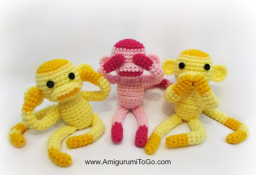 Ravelry: Rosey the Monkey and Friends pattern by Sharon Ojala