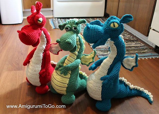 Ravelry: Fire Breathing Dragon pattern by Sharon Ojala