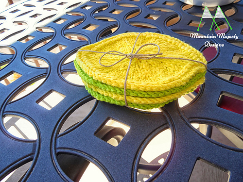 Ravelry: Lemon Lime Coaster pattern by Snow Capped Knits