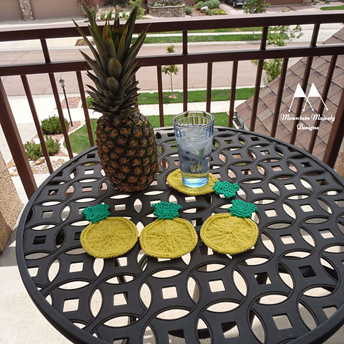 Ravelry: Hawaiian Pineapple Coaster pattern by Snow Capped Knits