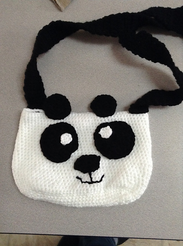 Ravelry: Panda Shoulder Bag pattern by Si Nanay Madel