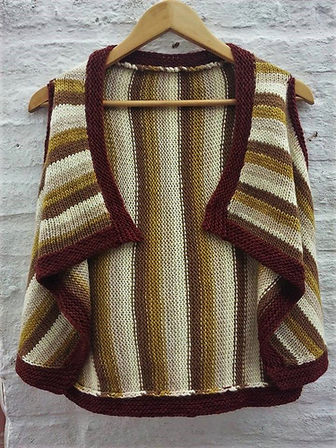 Ravelry: Merino Drape Vest. pattern by Sheepuycolors yarns