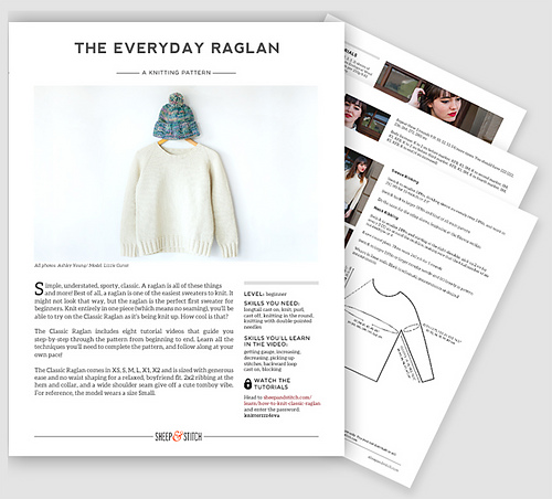 Ravelry: The Everyday Raglan pattern by Davina Choy