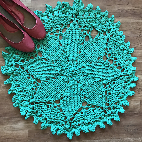 Ravelry: Lotus Rug pattern by Sheila Bond