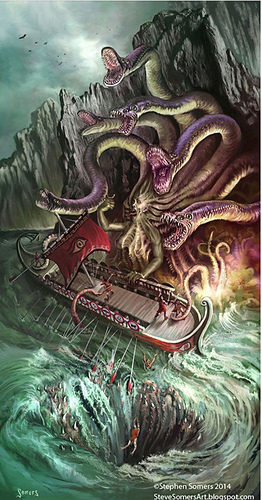 Ravelry: Scylla and Charybdis pattern by Sheila Bond