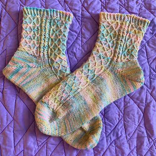 Ravelry: Edgy Socks pattern by Sheila Bond
