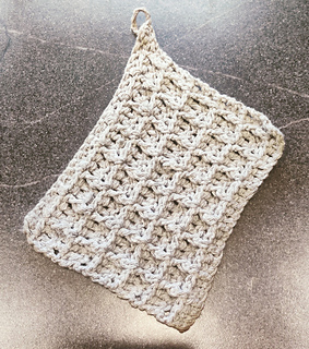 Ravelry: Waffle Dish Cloth pattern by Wandering Yarns