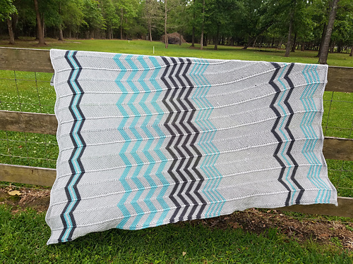 Ravelry: Relaxing Ripple Throw pattern by Lisa Gentry