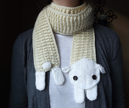 Ravelry: Sheep Scarf pattern by Michelle T.