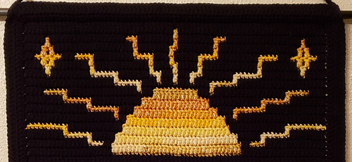 Ravelry: Mosaic Rising Sun pattern by Sher Clark