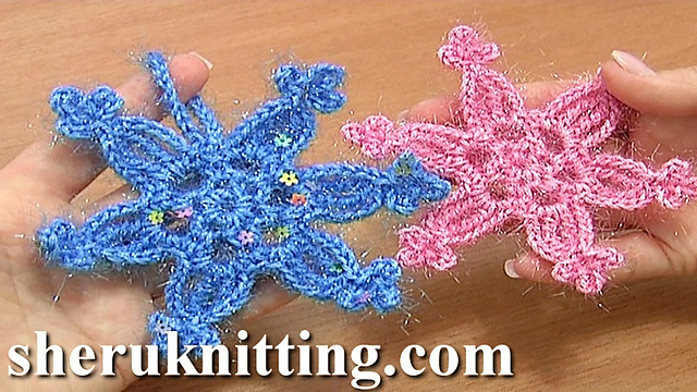 Ravelry: CROCHET DECORATION SNOWFLAKE pattern by Elena Rugal Studio