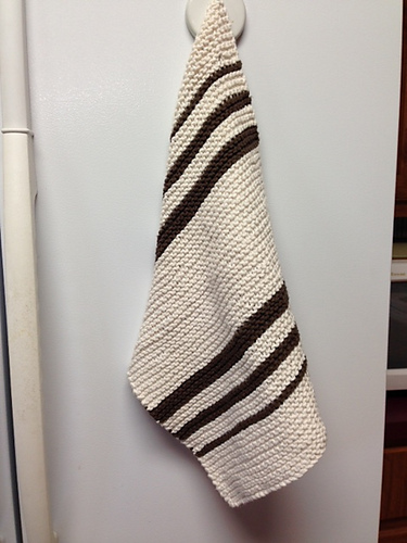Ravelry: Classic Striped Dish Towel pattern by Debbie Caldwell