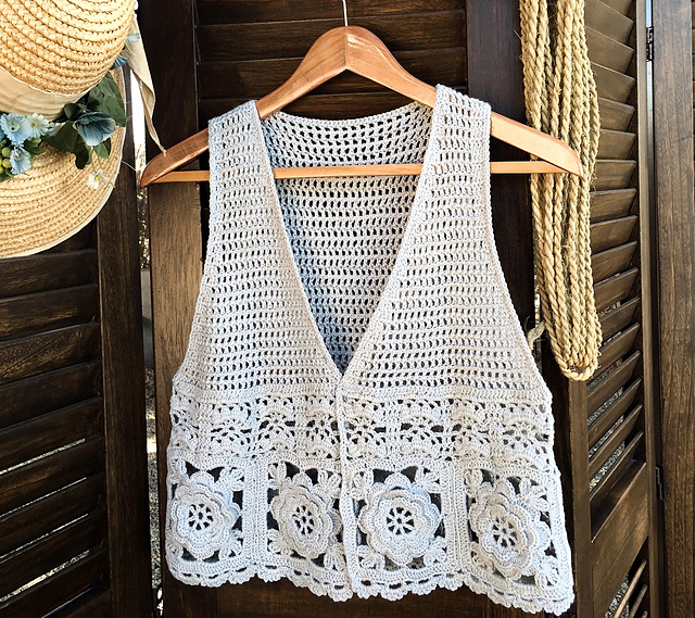 Ravelry: Boho Vest pattern by Showroom crochet