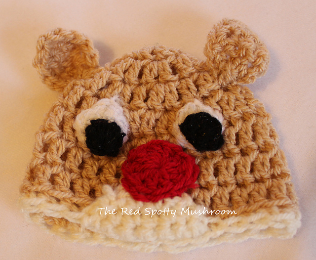 Ravelry: Baby Deer Rudolph Hat pattern by Tracy Wade
