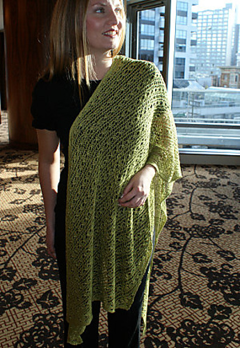 Ravelry: Coin Lace Stole pattern by Shui Kuen Kozinski