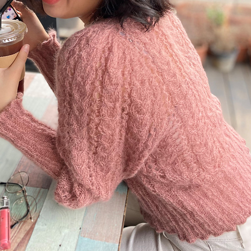 Ravelry: Rosy Chiffon Blouse pattern by S.J. Kim