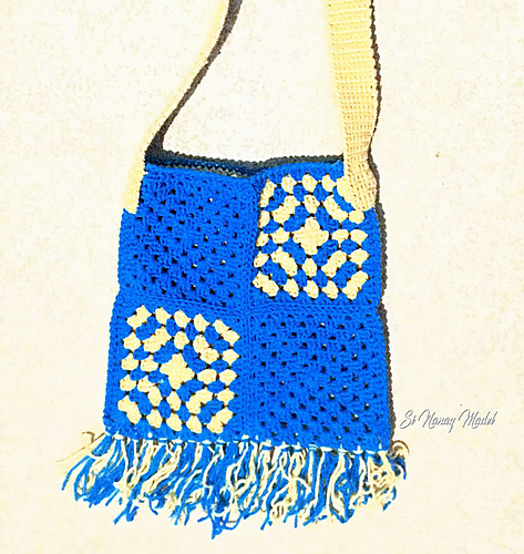 Ravelry: Granny Square Sling Bag pattern by Si Nanay Madel