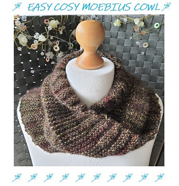 Ravelry: Easy cosy Moebius cowl pattern by La boutique de Jeanne