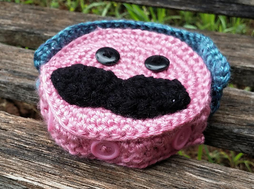 Ravelry: Mustache Earbuds pattern by Sick 'Lil Monkeys