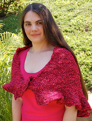 Ravelry: Arctic Conditions Ruffled Shawl pattern by Paula Purpura