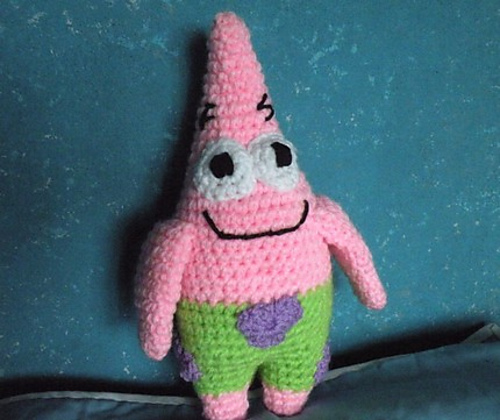 Ravelry: Patrick Star amigurumi doll pattern by Cecilia - Siempre Josefina