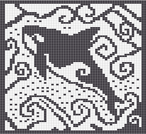 Ravelry: Spirit Orca Chart pattern by Melanie Nordberg