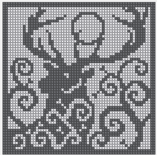 Ravelry: Spirit Deer Square Chart pattern by Melanie Nordberg