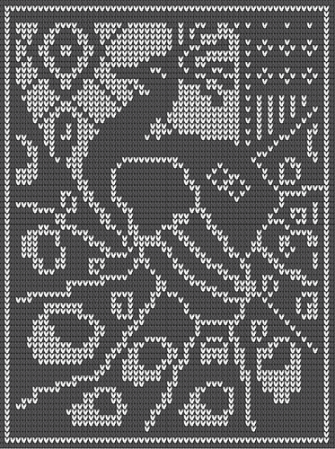 Ravelry: Peacock Knitting Chart pattern by Melanie Nordberg