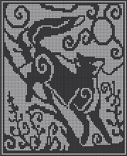 Ravelry: Spirit Fox - Red Fox Knitting Chart pattern by Melanie Nordberg