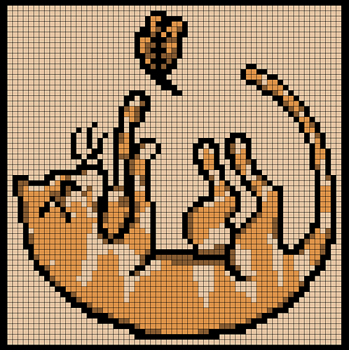 Ravelry: Playful Cat Chart pattern by Melanie Nordberg