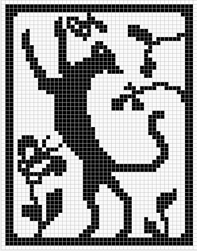 Ravelry: Standing Cat Chart pattern by Melanie Nordberg