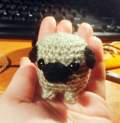 Ravelry: Miniature Pug pattern by Alexandra Chmiel