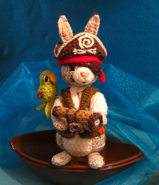 Ravelry: Pirate Bunny pattern by Silvia-Carmen Comanescu