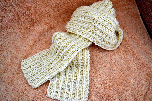 Ravelry: Easiest Farrow Rib Scarf pattern by Diana Troldahl