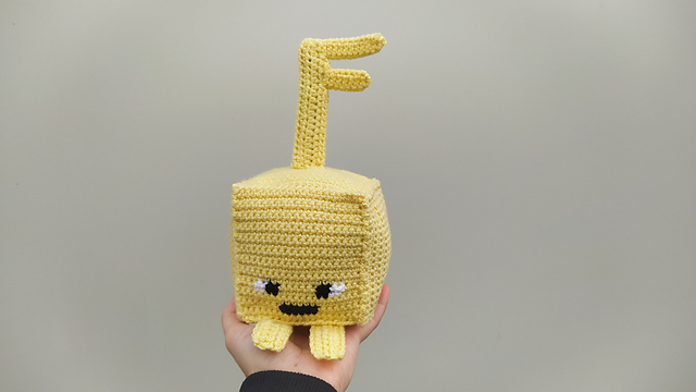 Ravelry: Minecraft Dungeons Key Golem pattern by Finley Marshall