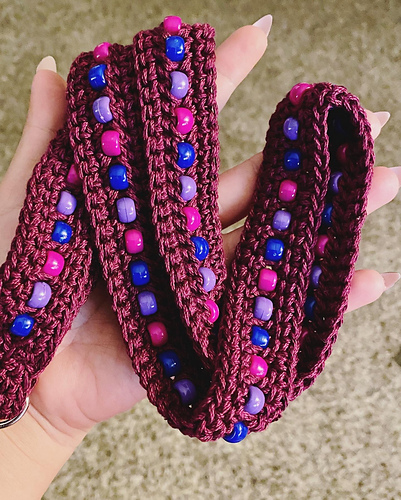 Ravelry: Beaded Lanyard pattern by Silvia Gonzalez