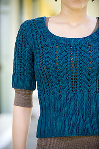 Ravelry: Little Blue Sweater pattern by Simona Merchant-Dest